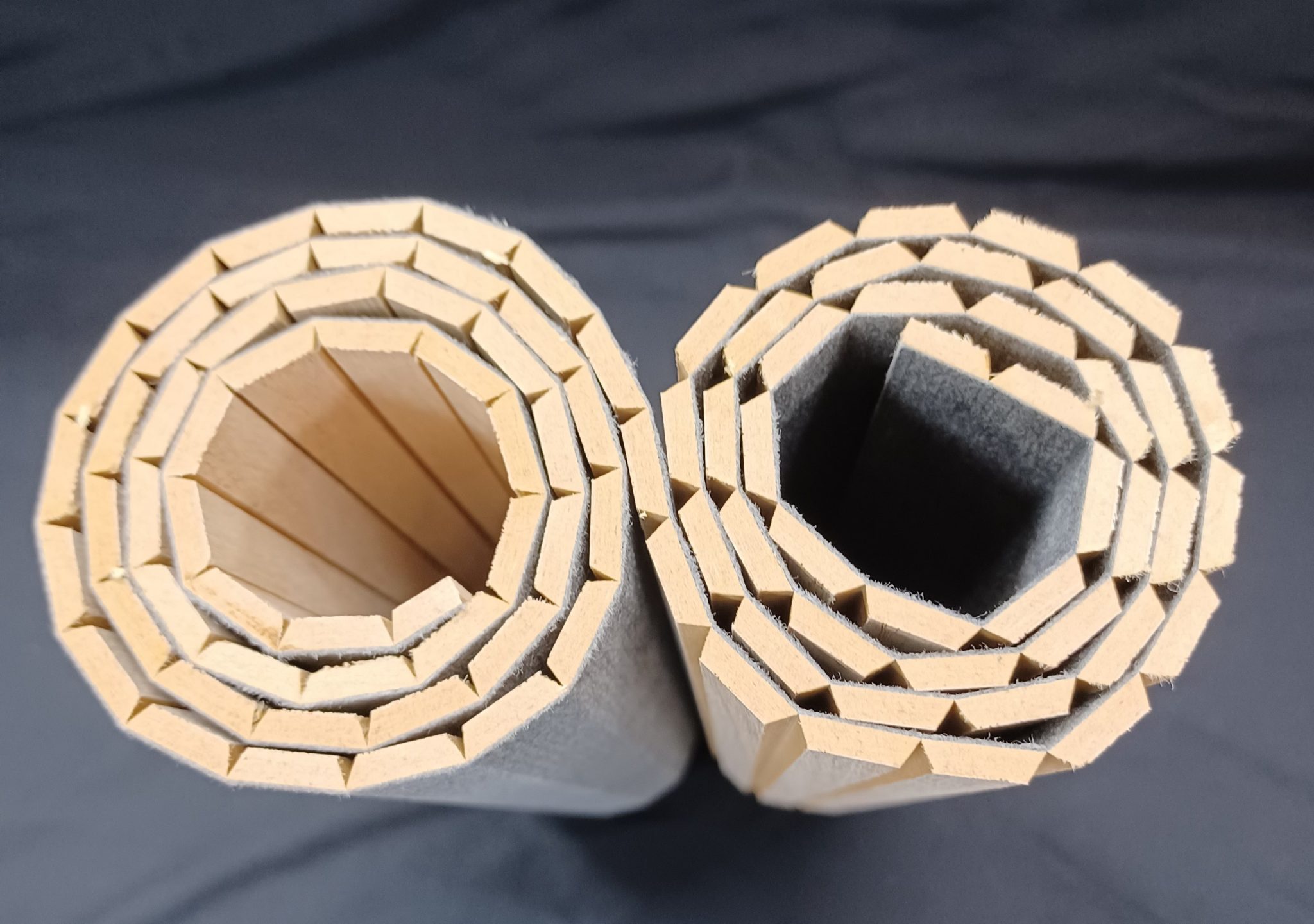 Flexible wood panel board, Tambour boards, wall paneling | Carol Young