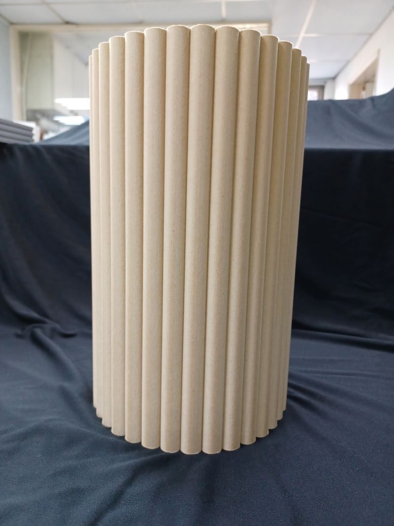 Flexible Wood Panel Boards for wrapping round pole | Carol Young